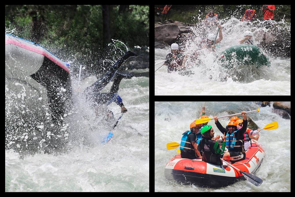 How to Stay in a White Water Raft (What if You Fall Out?) – Paddle Camp ...