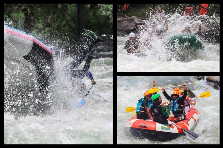 How to Stay in a White Water Raft (What if You Fall Out?) – Paddle Camp ...